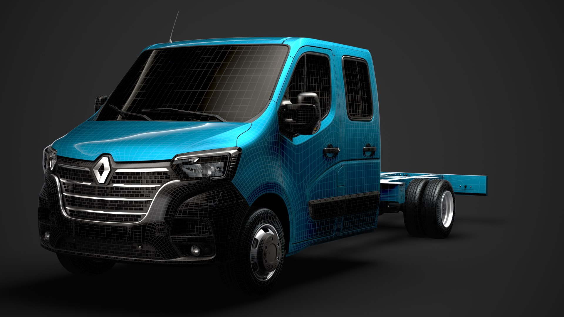 Renault master crewcab dw 3D model - TurboSquid 1544584