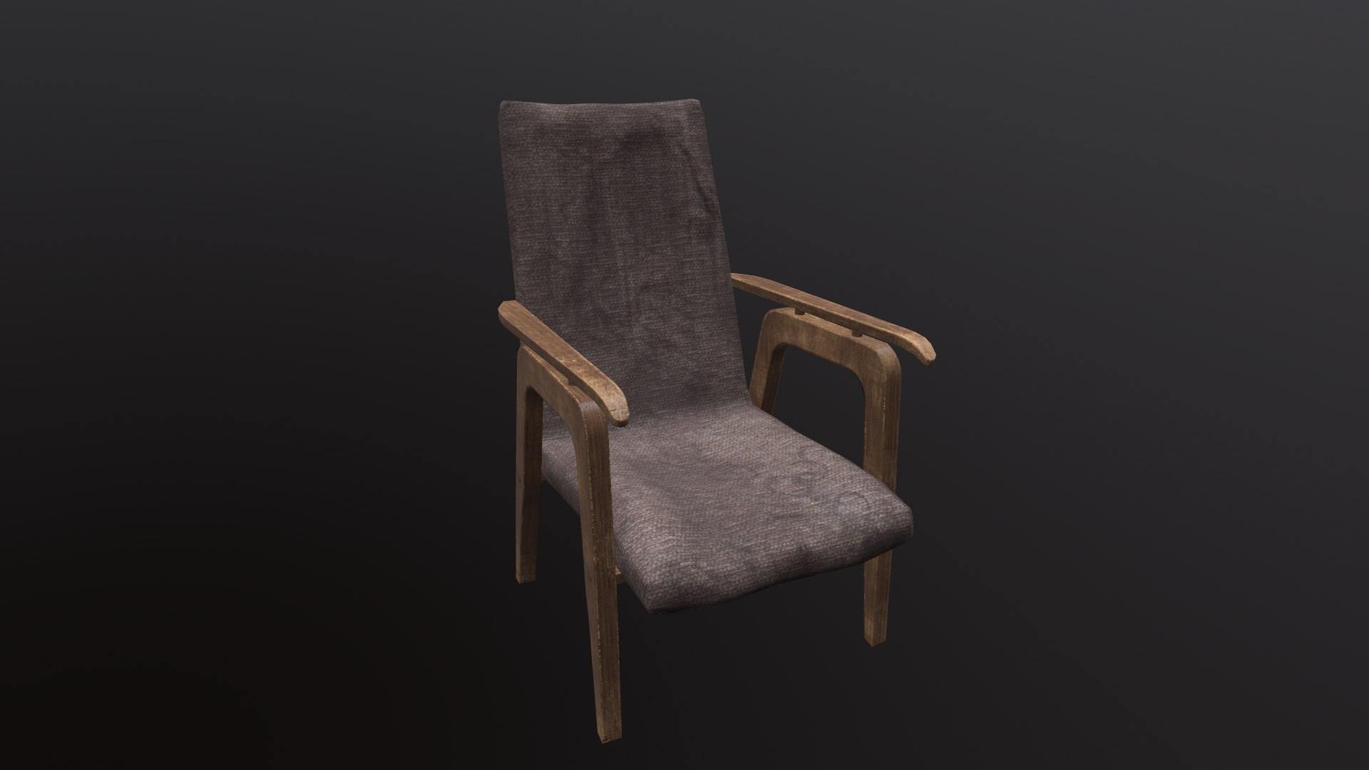 Old Ussr Chair 3D - TurboSquid 1471255