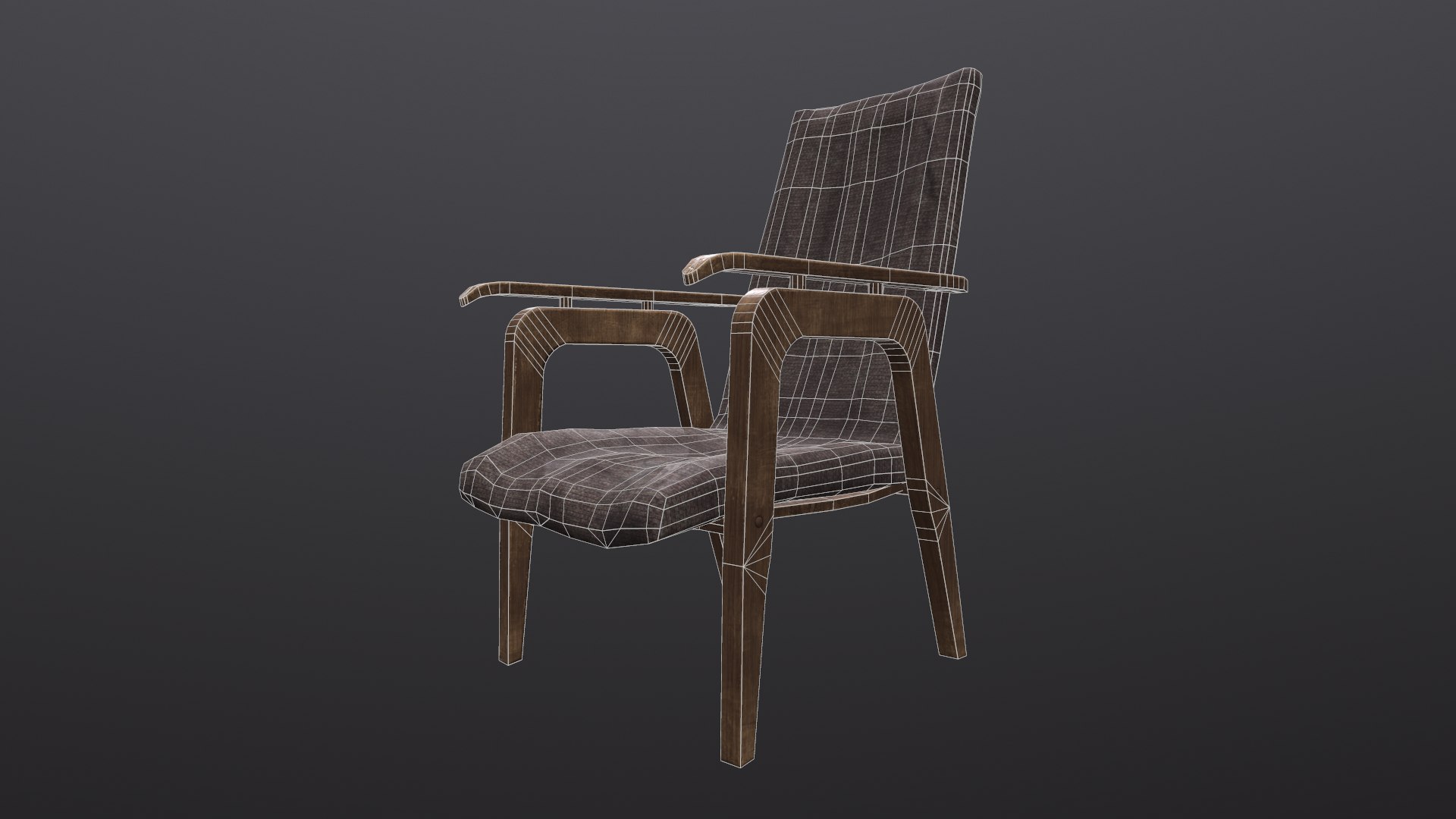 Old Ussr Chair 3D - TurboSquid 1471255