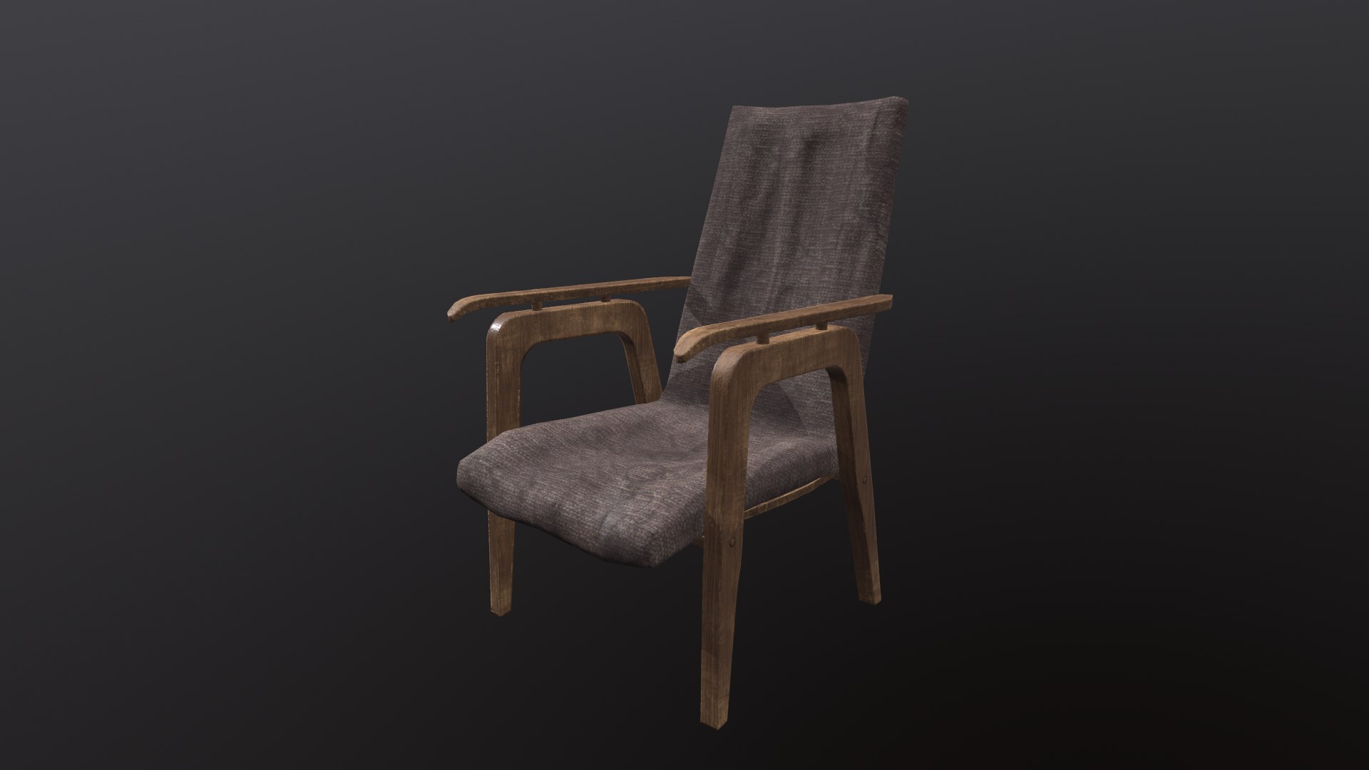 Old Ussr Chair 3D - TurboSquid 1471255