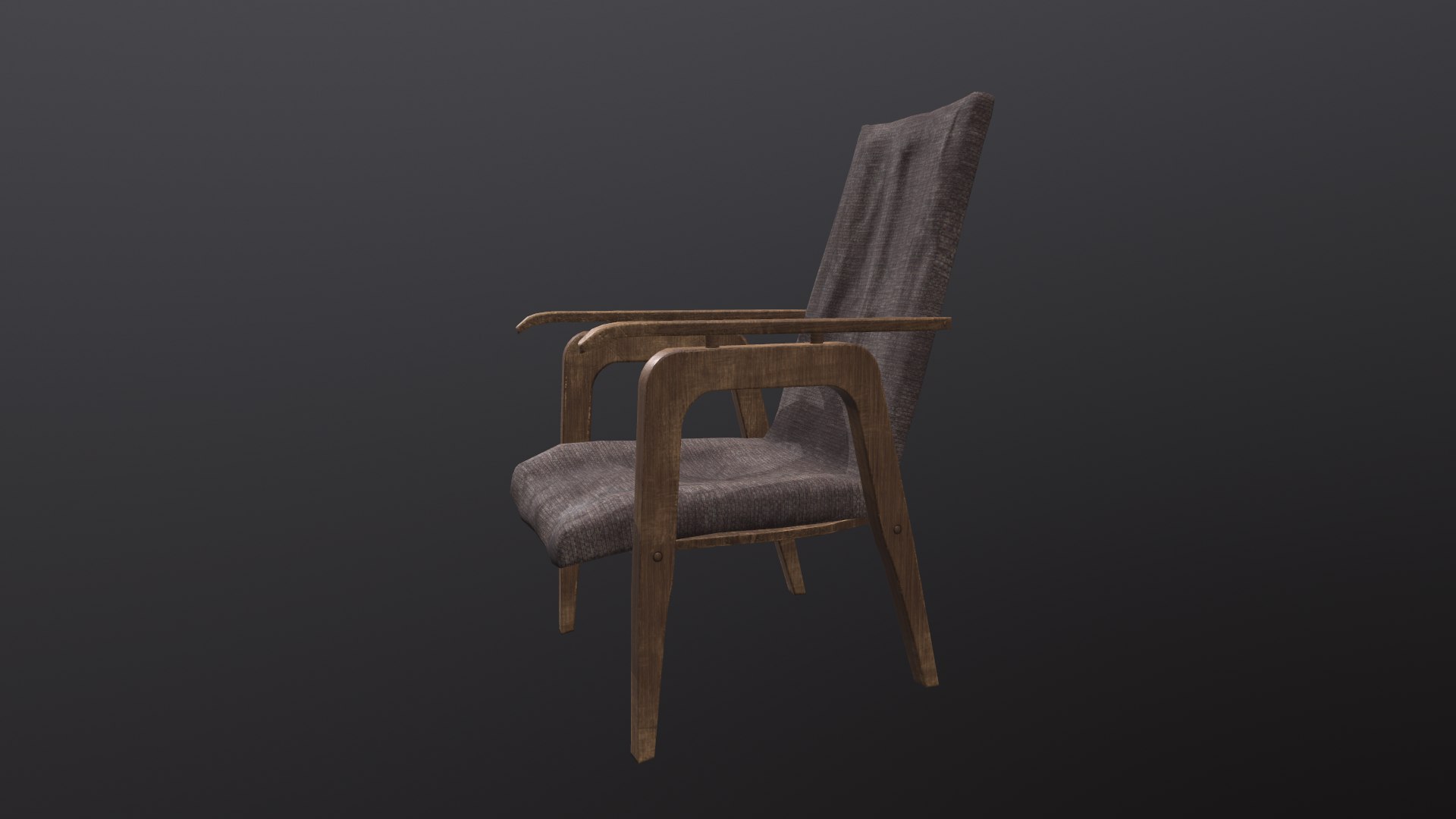 Old Ussr Chair 3D - TurboSquid 1471255