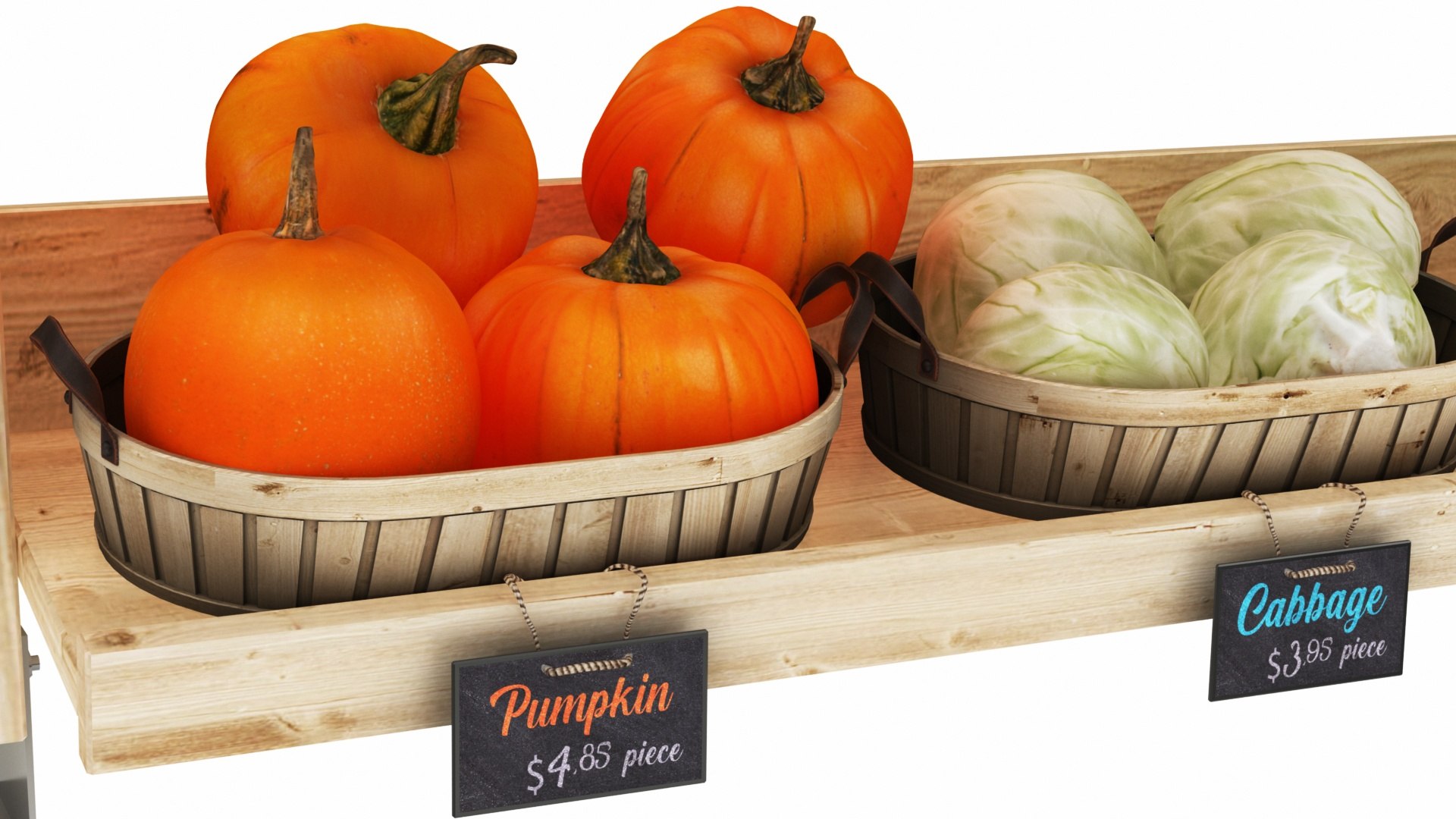 3D Model Green Grocer Stand 07 - TurboSquid 1557798