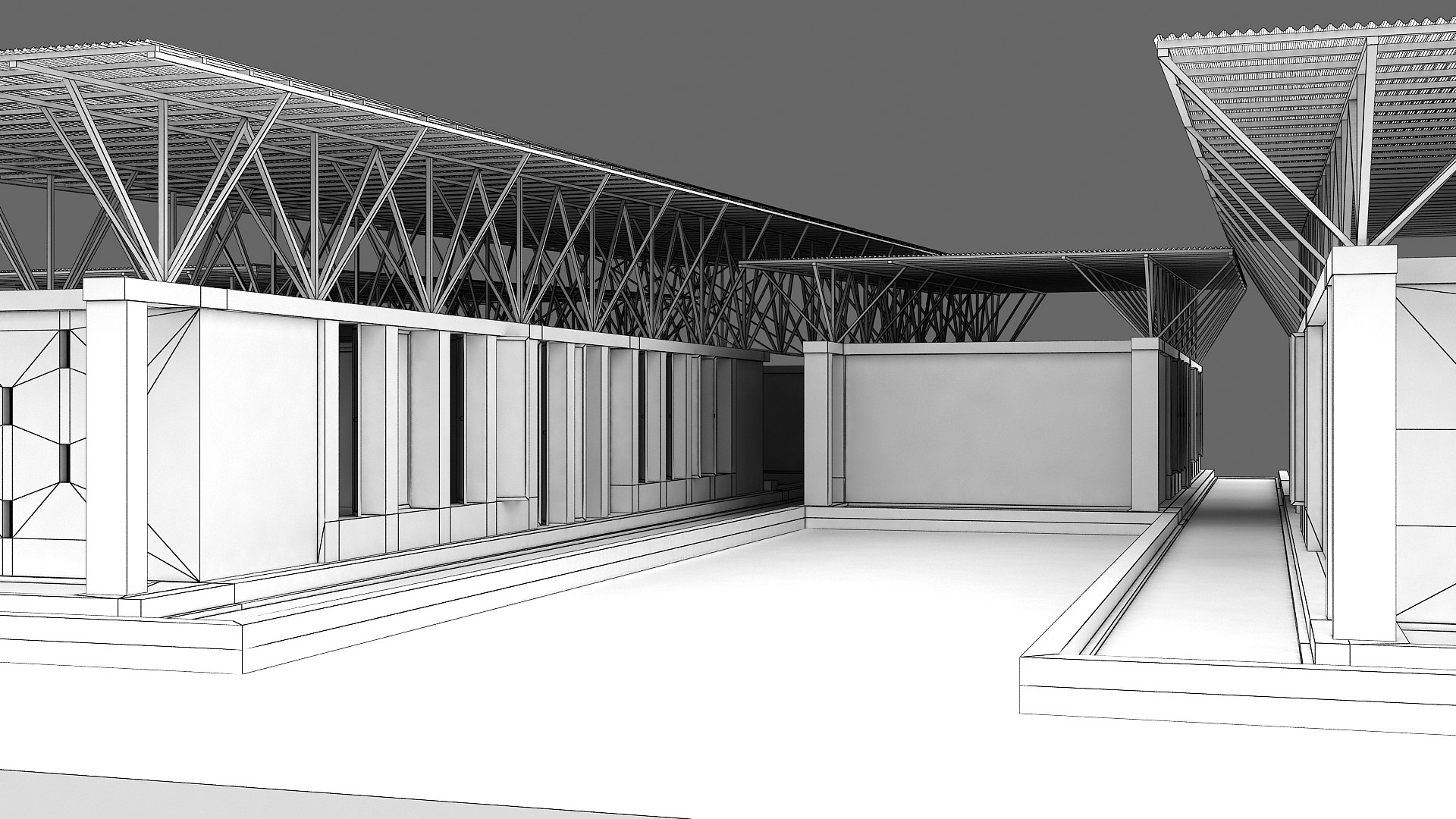 Primary School Building 3D Model - TurboSquid 1865207