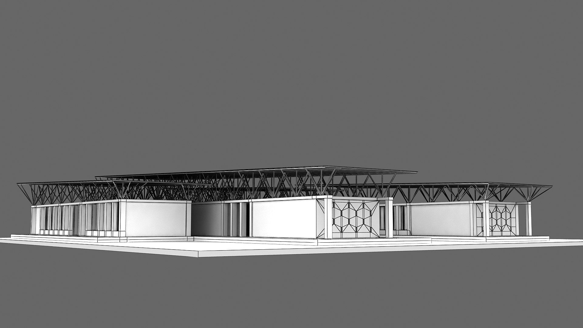 Primary School Building 3D Model - TurboSquid 1865207