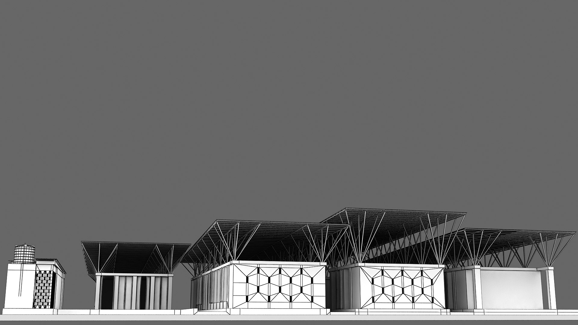 Primary School Building 3D Model - TurboSquid 1865207