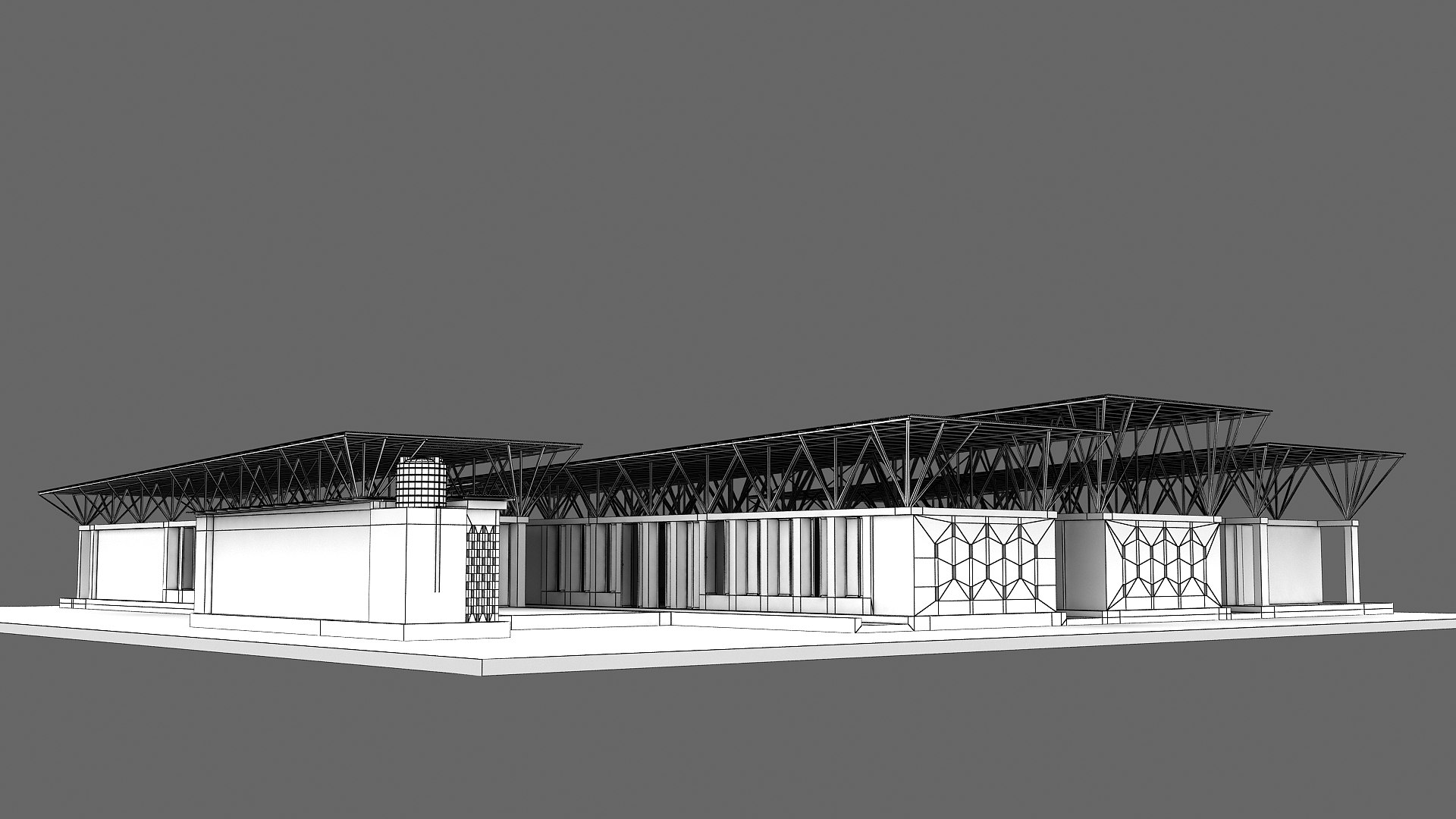 Primary School Building 3D Model - TurboSquid 1865207