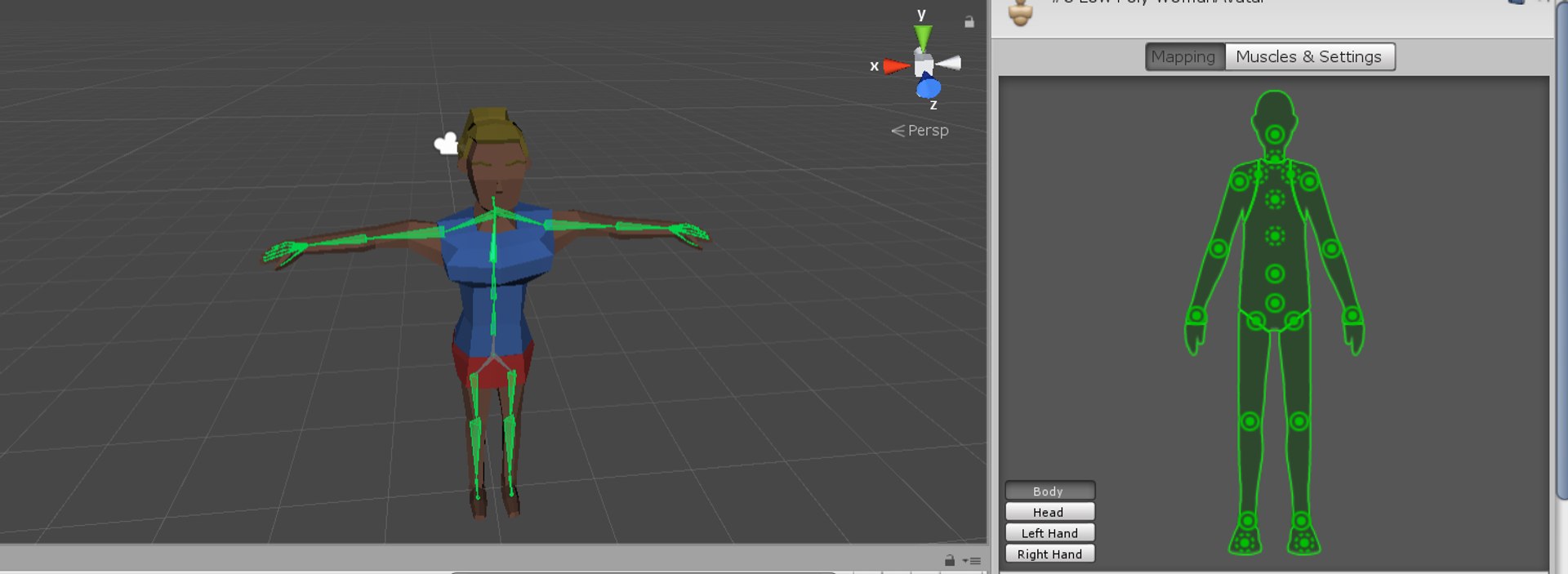3D Character Woman Rigged Unity Model - TurboSquid 1567969