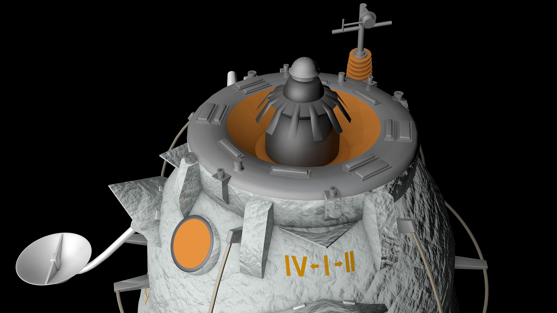 3d Model Iss Docking Compartment Dc-1