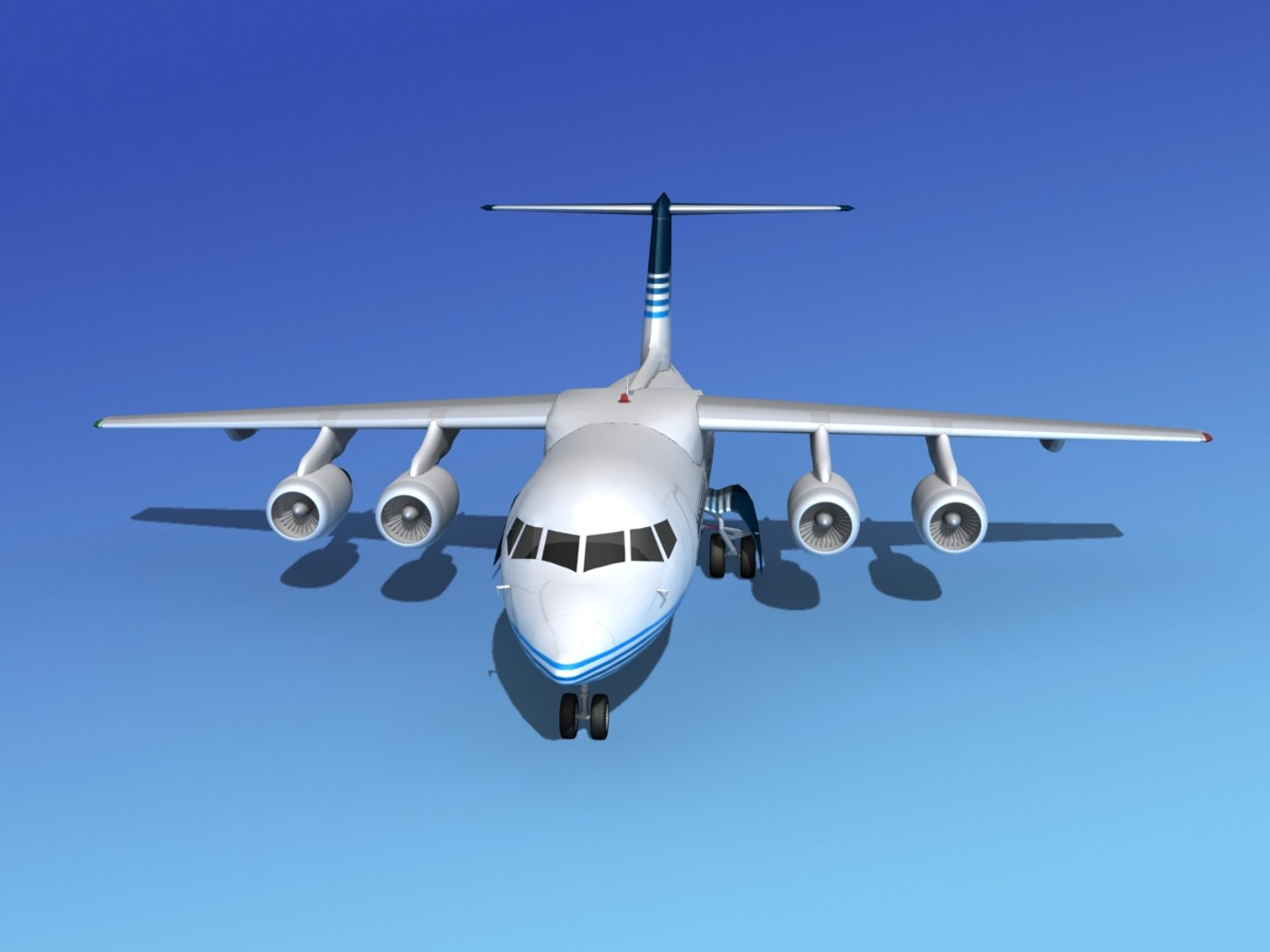 3d Model Turbines Bae 146