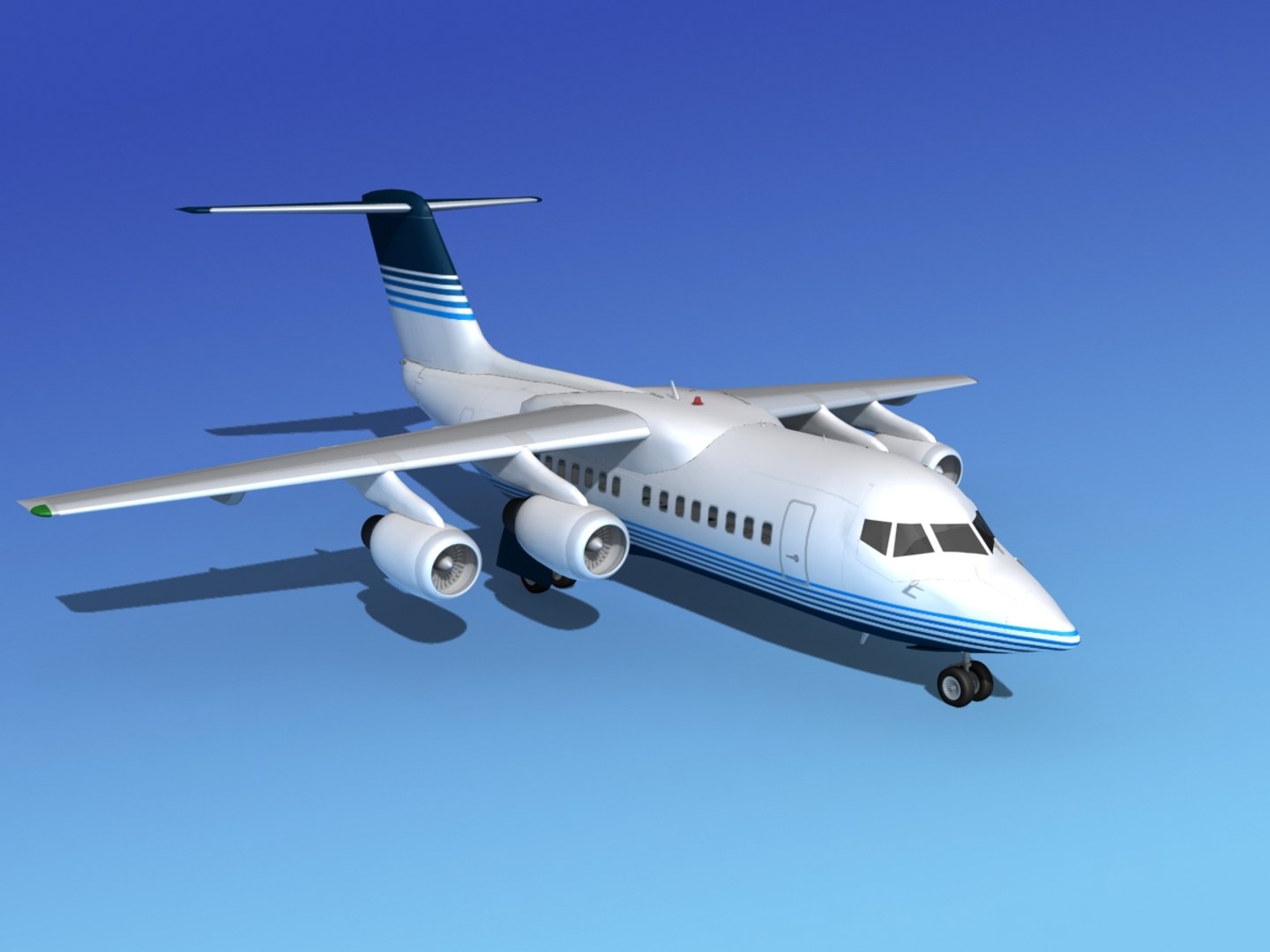 3d Model Turbines Bae 146