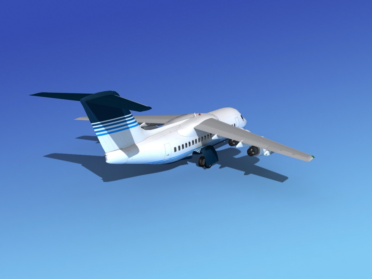 3d Model Turbines Bae 146
