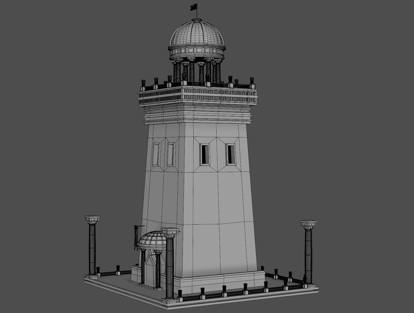 3D Fantasy Small Ancient Tower - TurboSquid 1946625