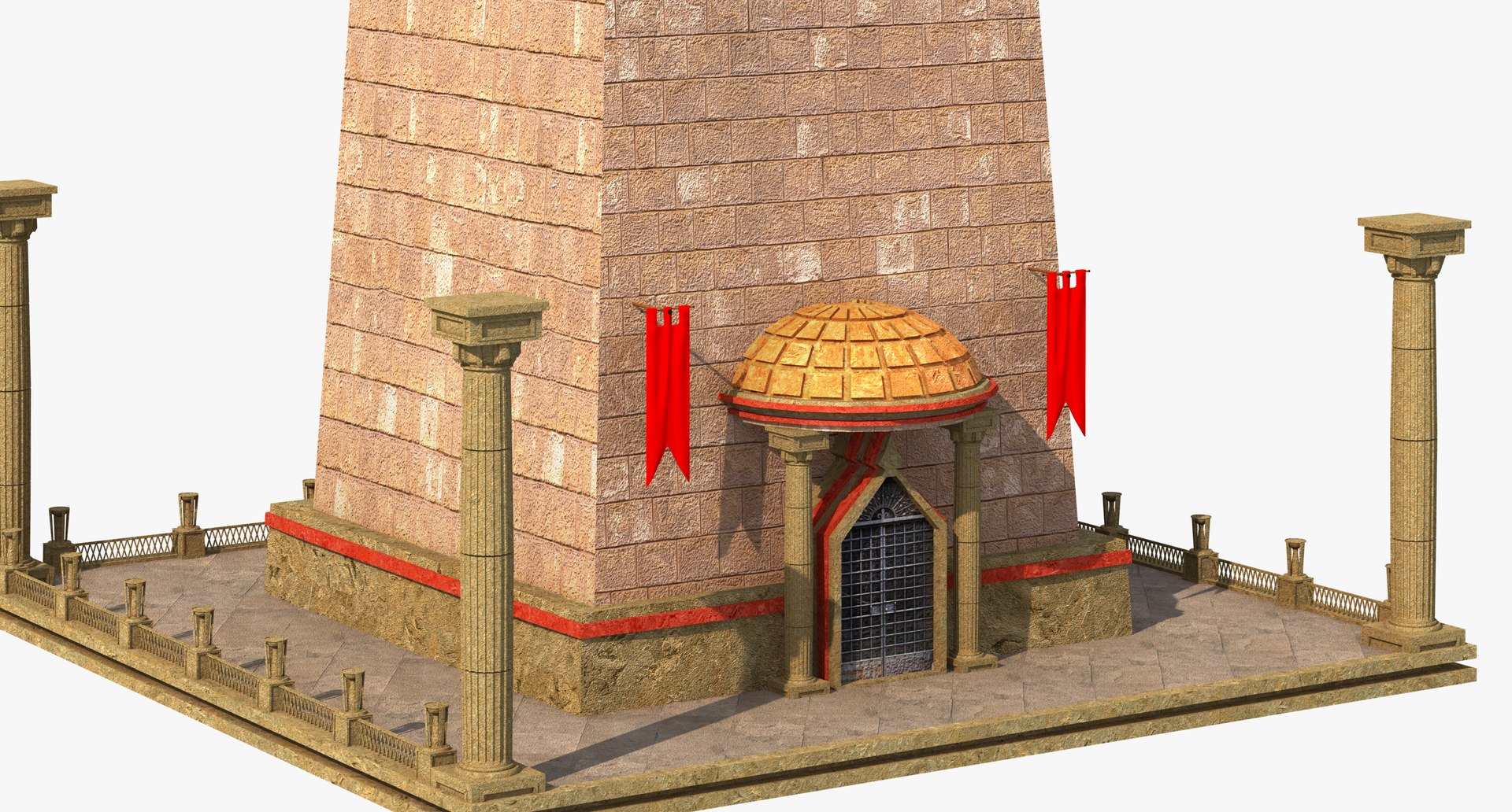 3D Fantasy Small Ancient Tower - TurboSquid 1946625