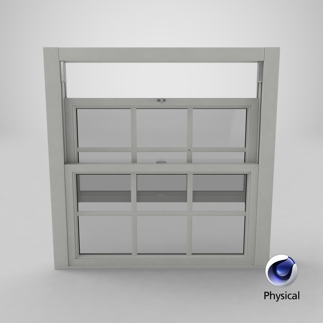 Standard-windows---window-3-half-open model - TurboSquid 1246361