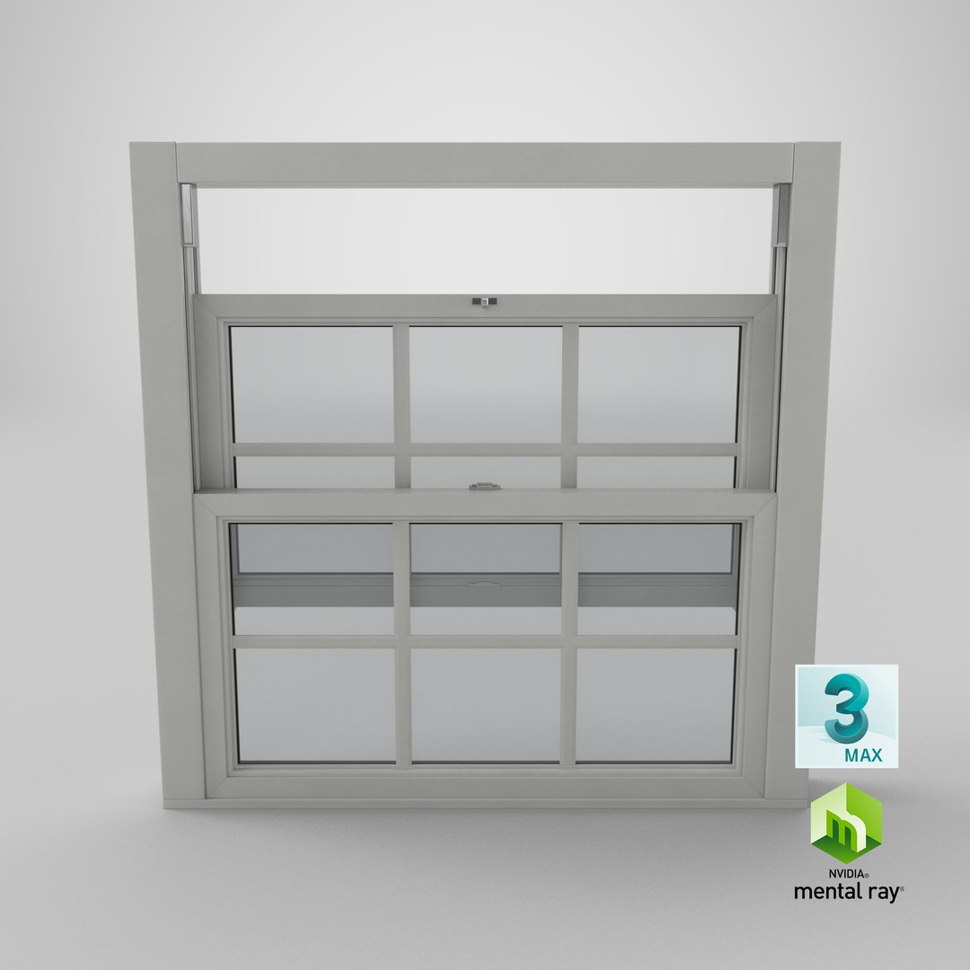 Standard-windows---window-3-half-open model - TurboSquid 1246361