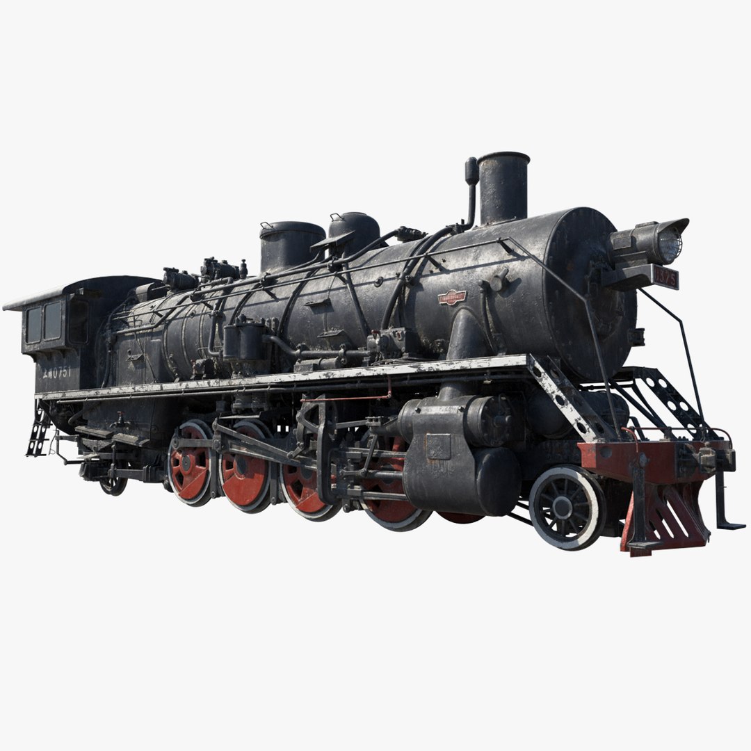 Steam Locomotive 3D model - TurboSquid 1759423