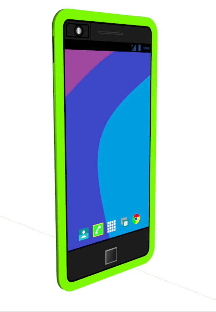 3d model android phone