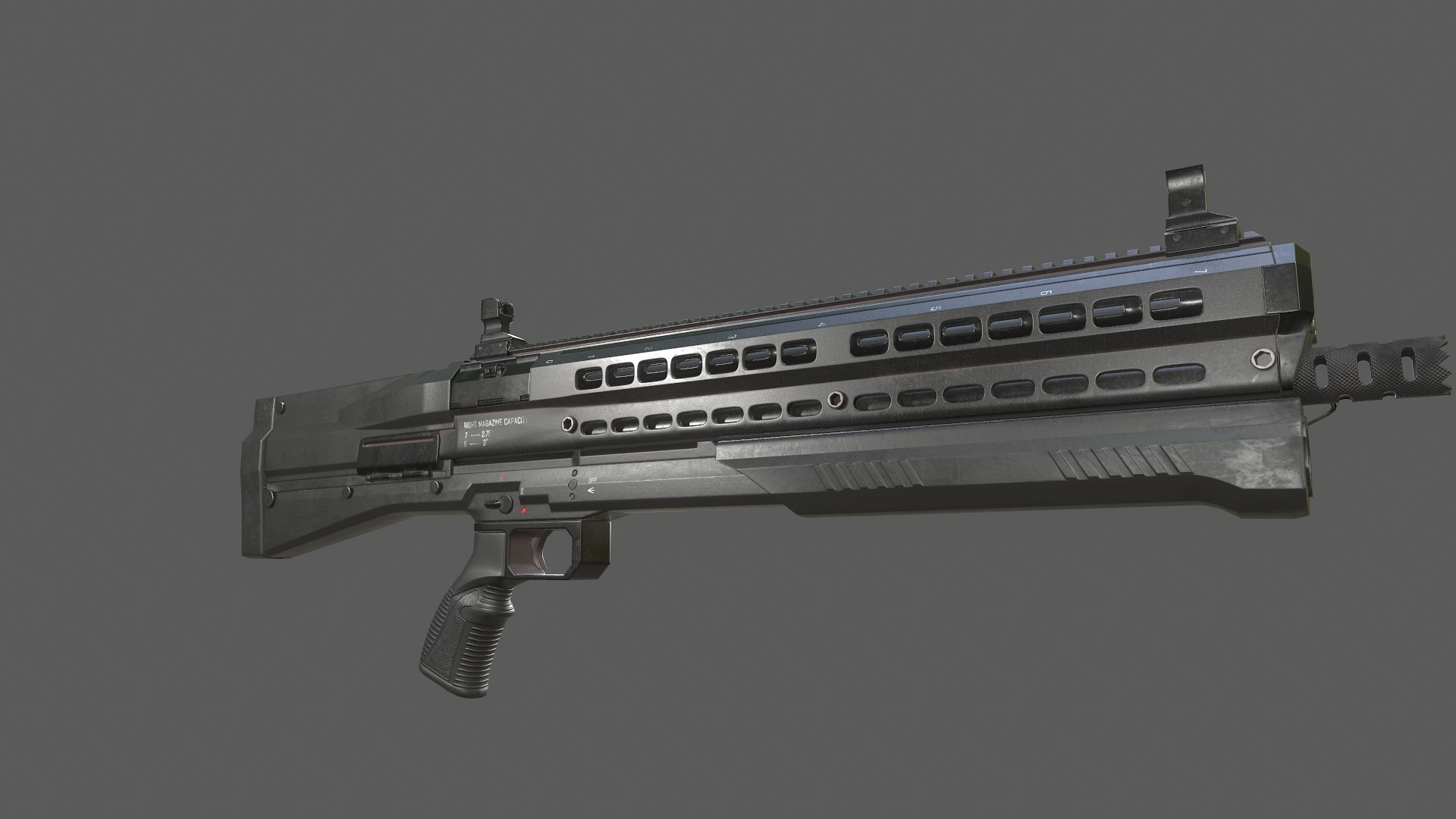 Modern Utas Uts-15 Shotgun 3D Model - TurboSquid 1585111