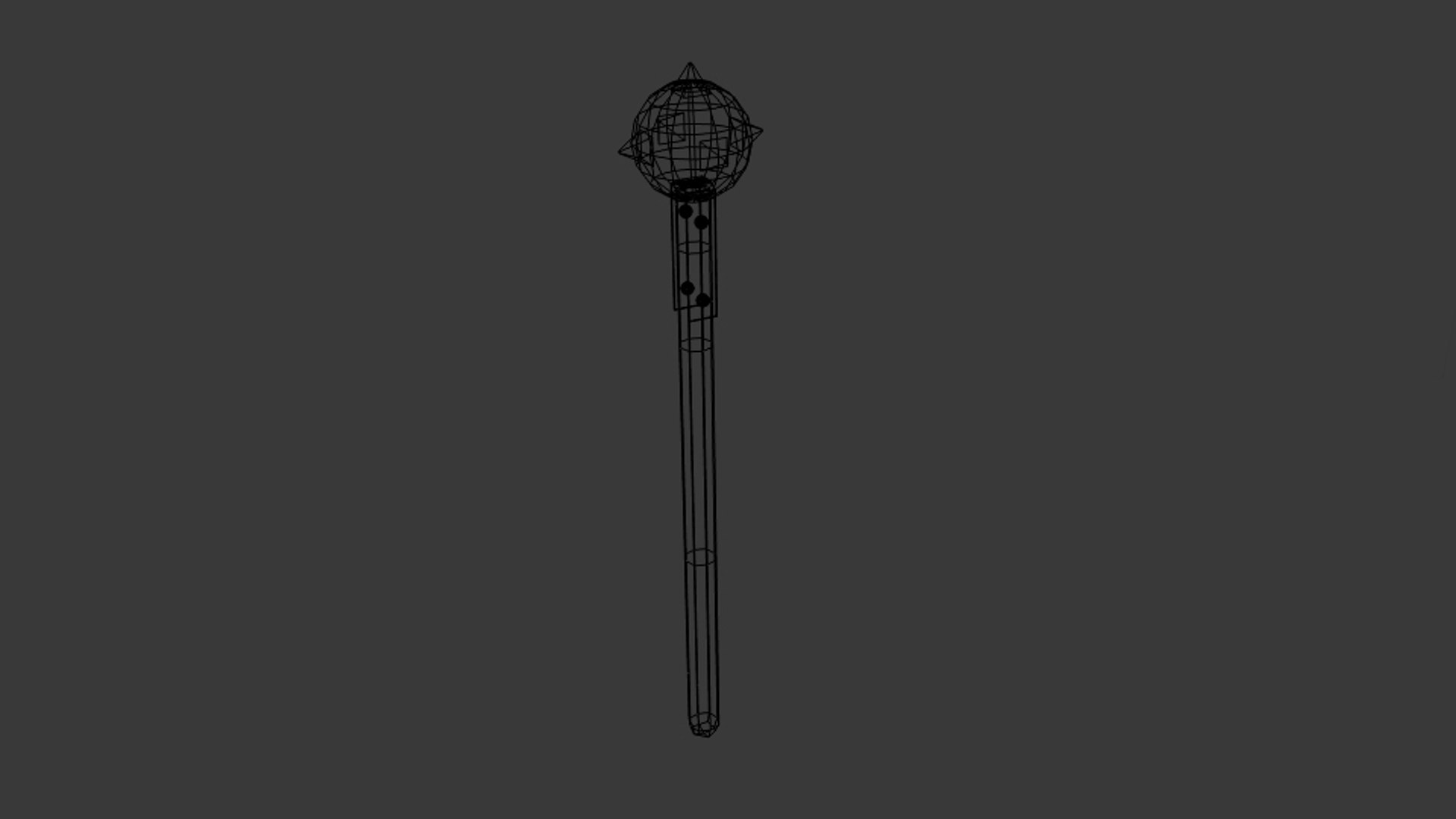 3D Ball Mace Model - TurboSquid 1283627