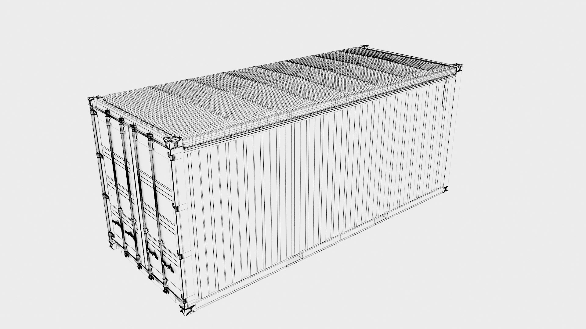 20feet MSC Open Top Shipping Container 3D - TurboSquid 2210897