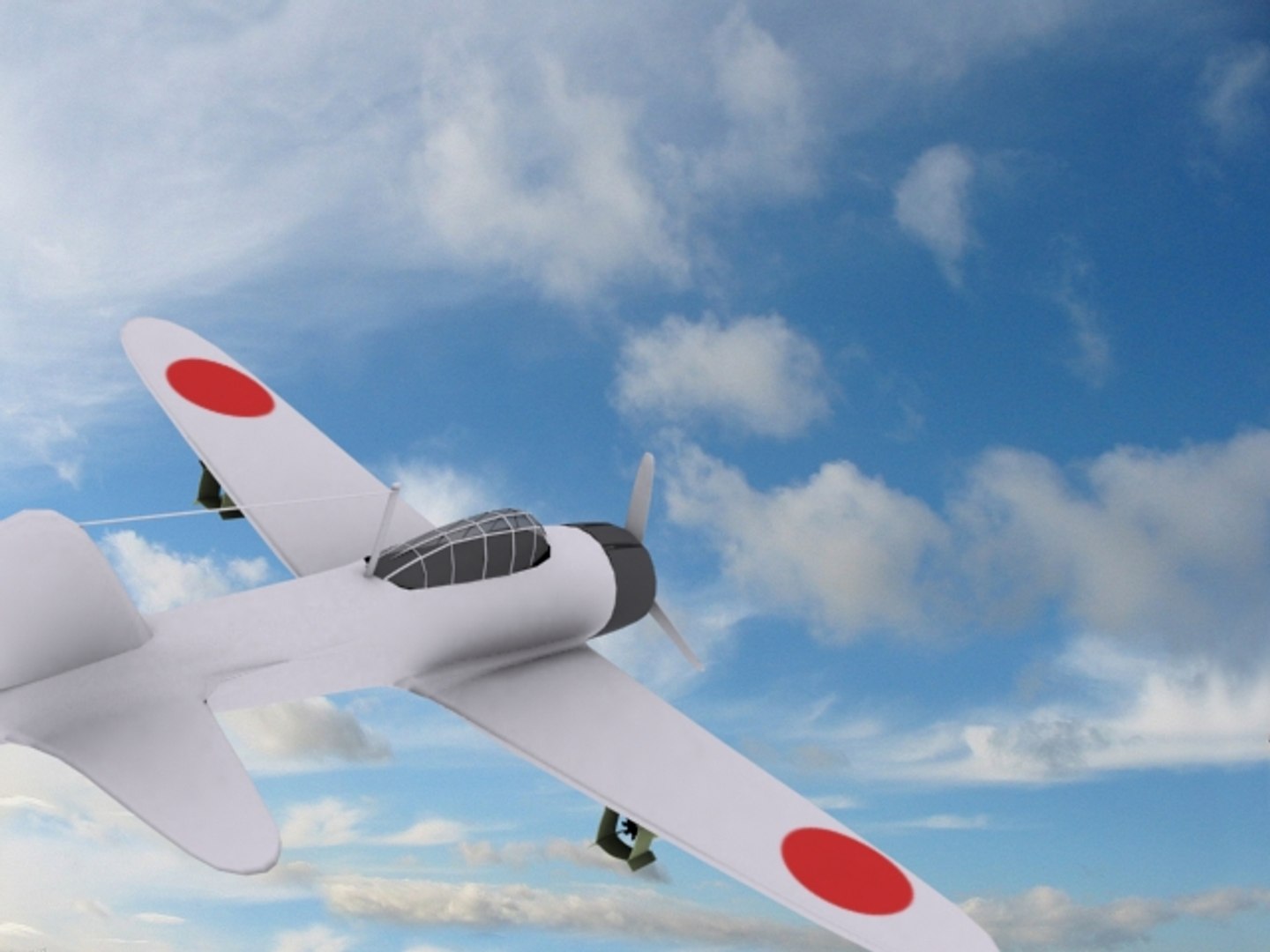 3ds Max Zero Fighter