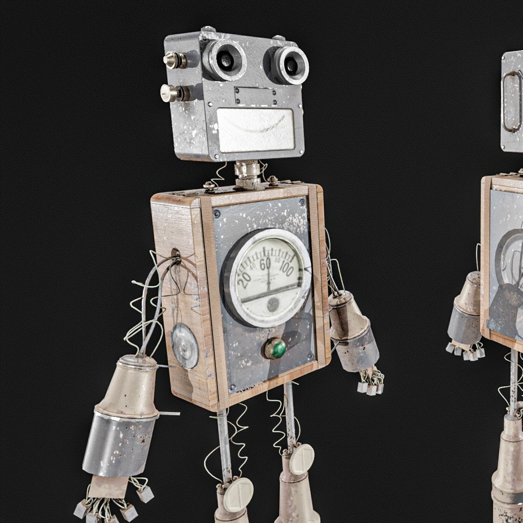 Rusty Robot 3D Model - TurboSquid 2426922