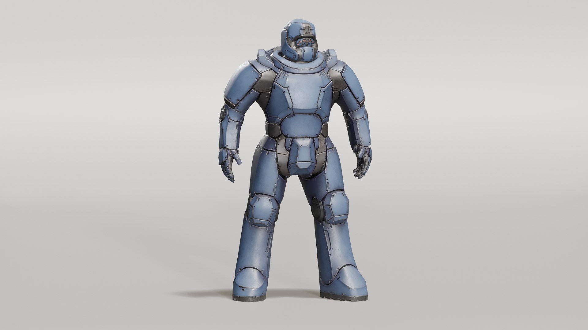 Soldier In Power Armor - Rigged 3D Model - TurboSquid 2379155
