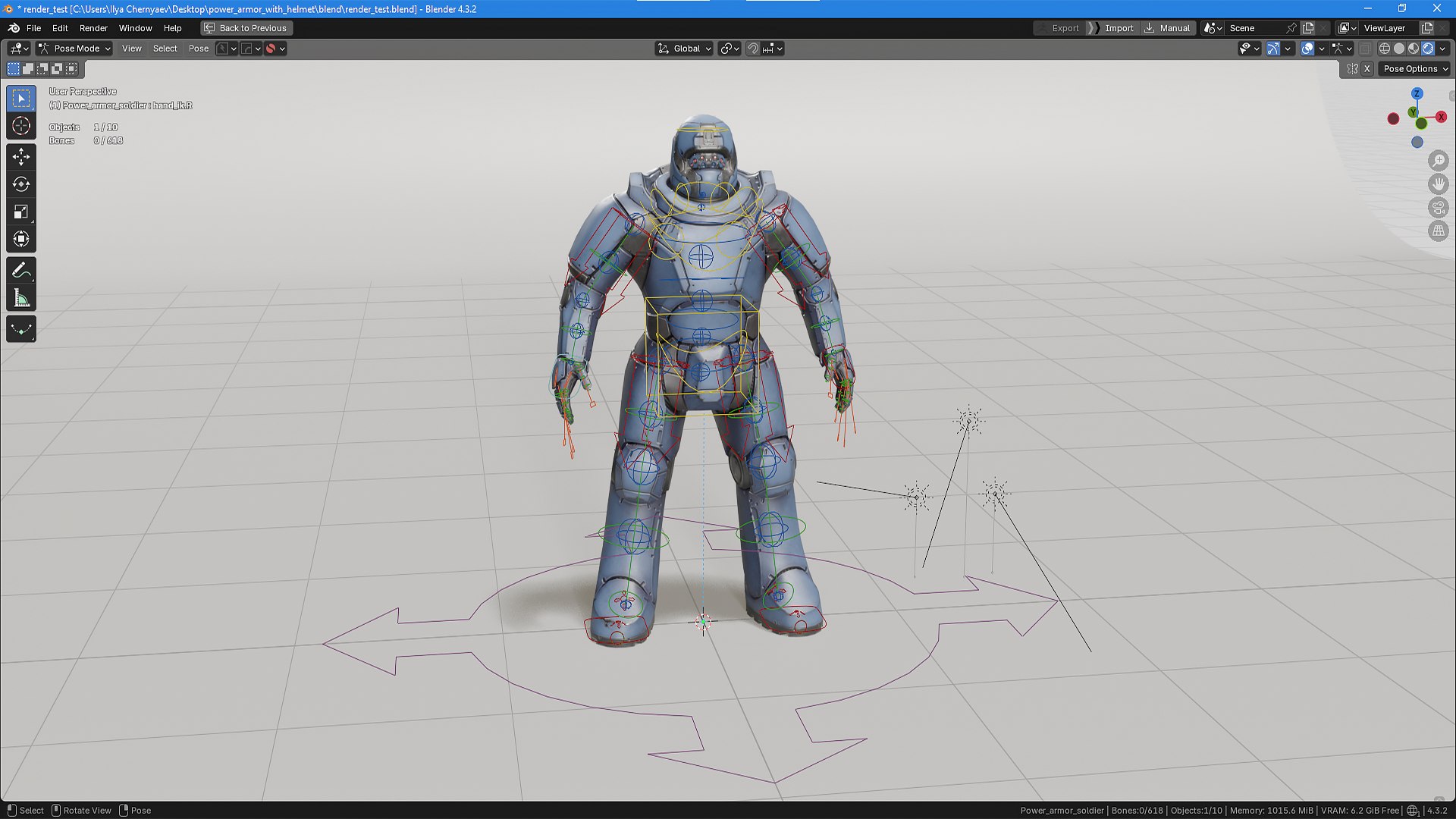 Soldier In Power Armor - Rigged 3D Model - TurboSquid 2379155
