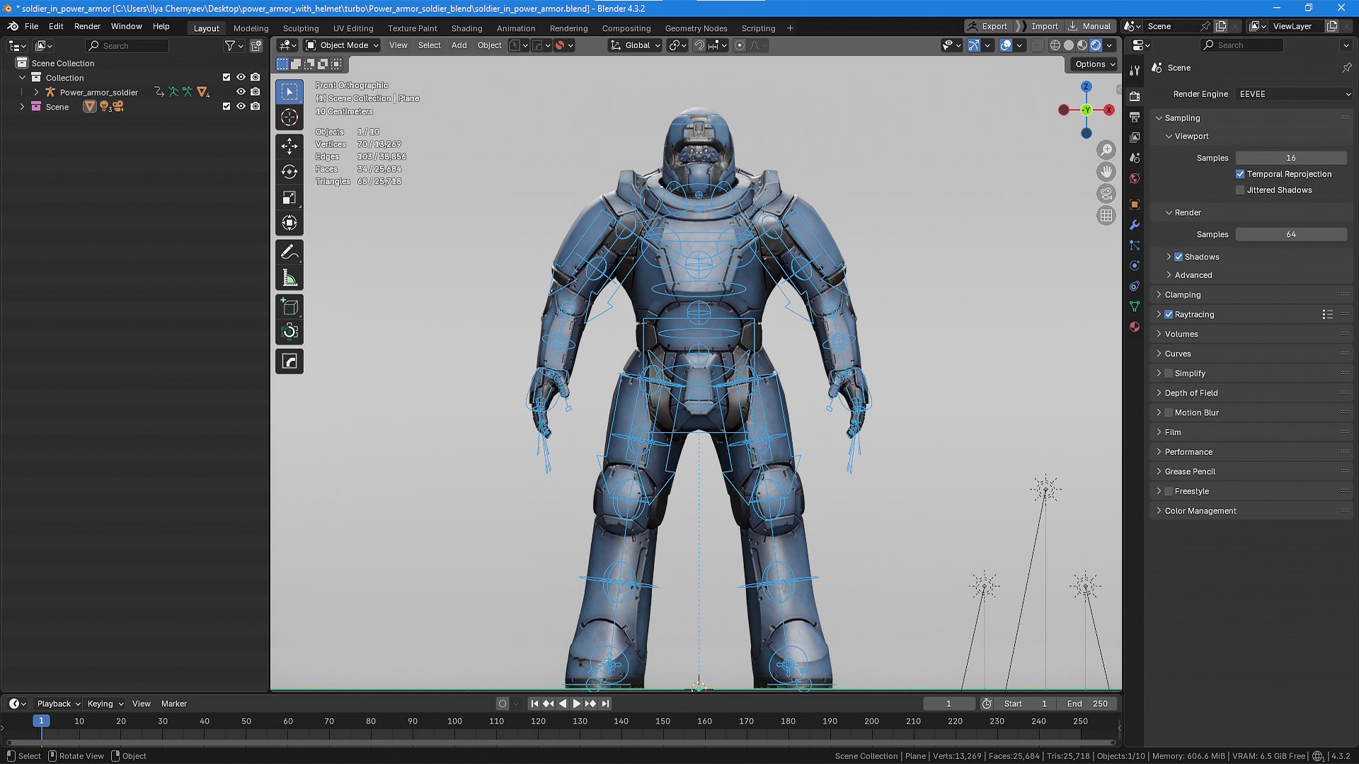 Soldier In Power Armor - Rigged 3D Model - TurboSquid 2379155