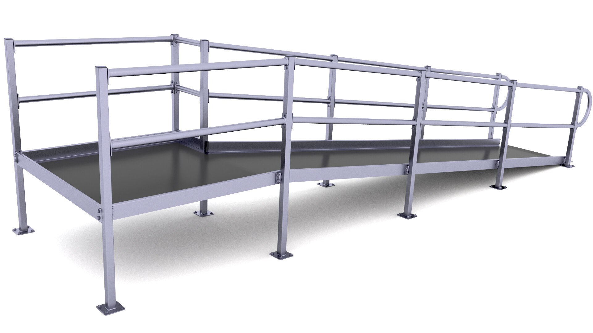 3D Wheelchair Traction Ramp Model - TurboSquid 1599210