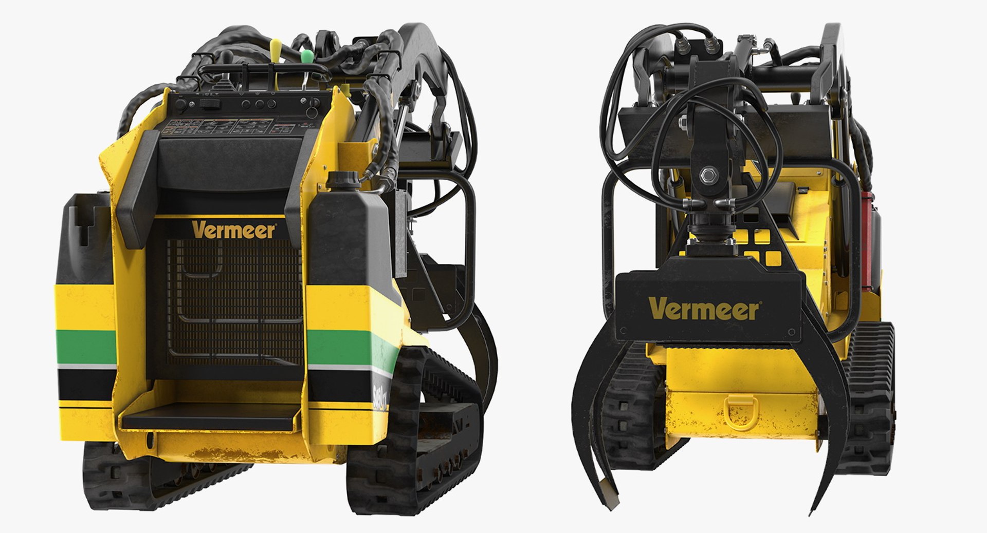 3D Vermeer Grapple Mini Skid Steer Model - TurboSquid 1382608