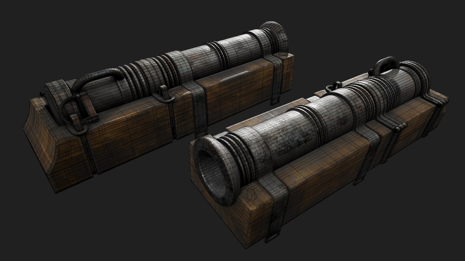 Cannon Bombarde 3D Model - TurboSquid 1900816