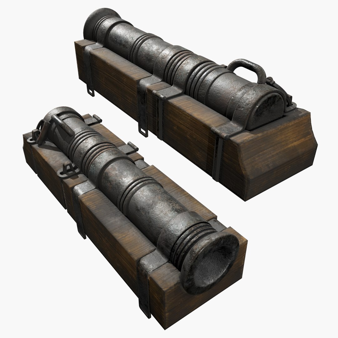 Cannon Bombarde 3D Model - TurboSquid 1900816