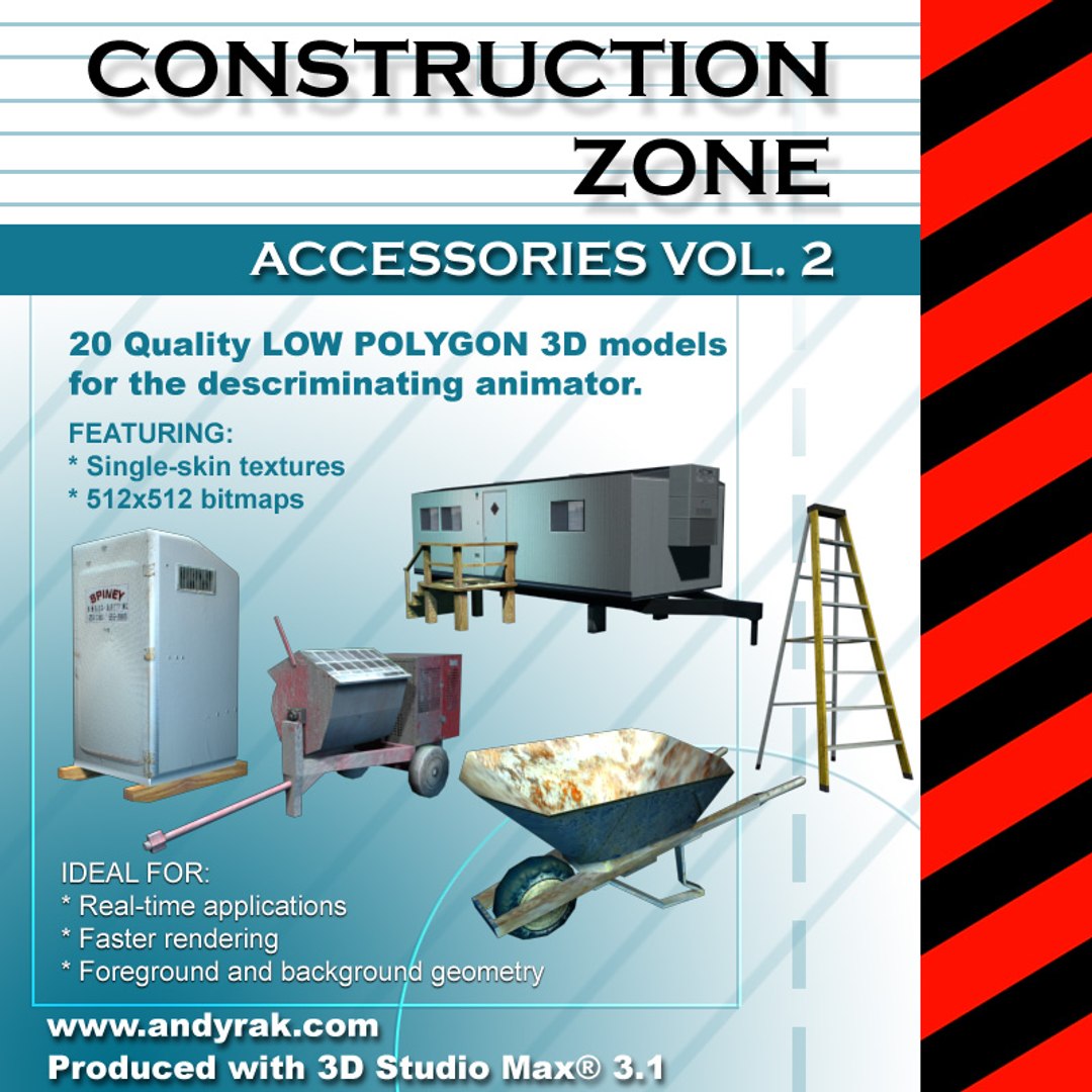 3d 2 Construction Zone Model