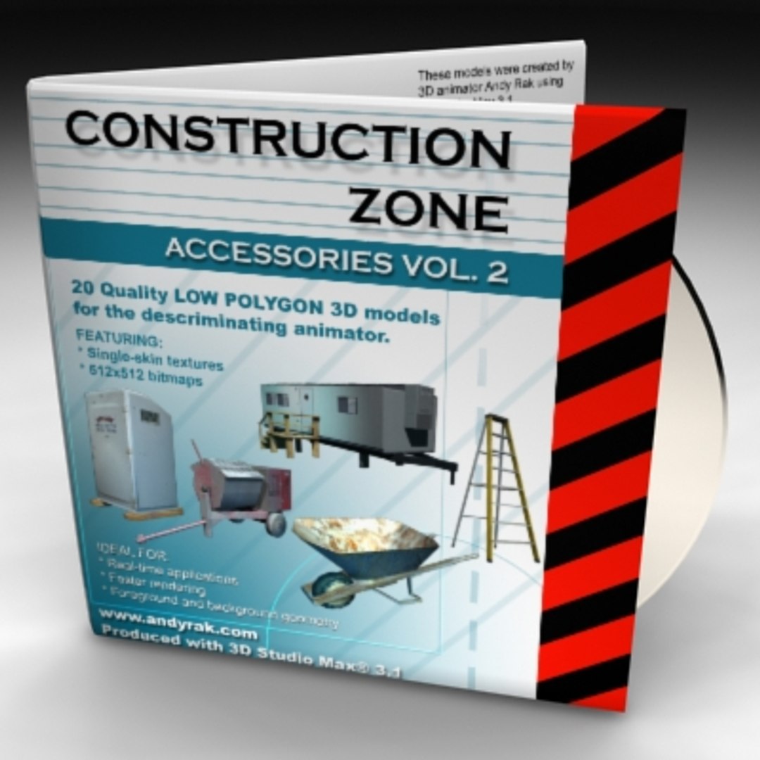 3d 2 Construction Zone Model