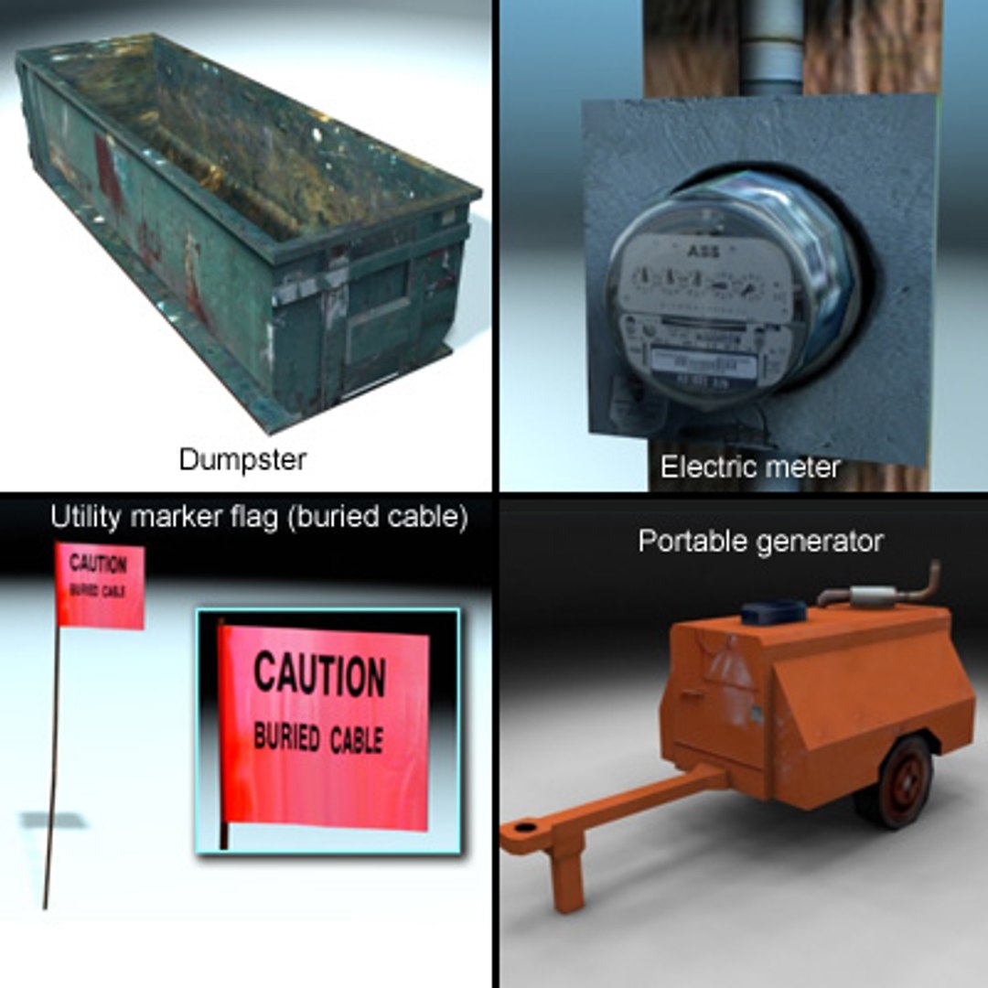 3d 2 Construction Zone Model