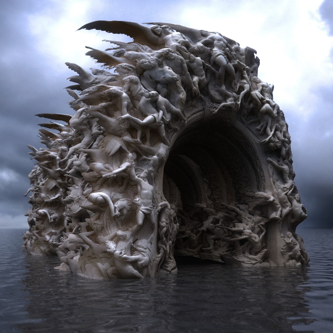 3D Gate Hell Arch 2 Model - TurboSquid 2063937