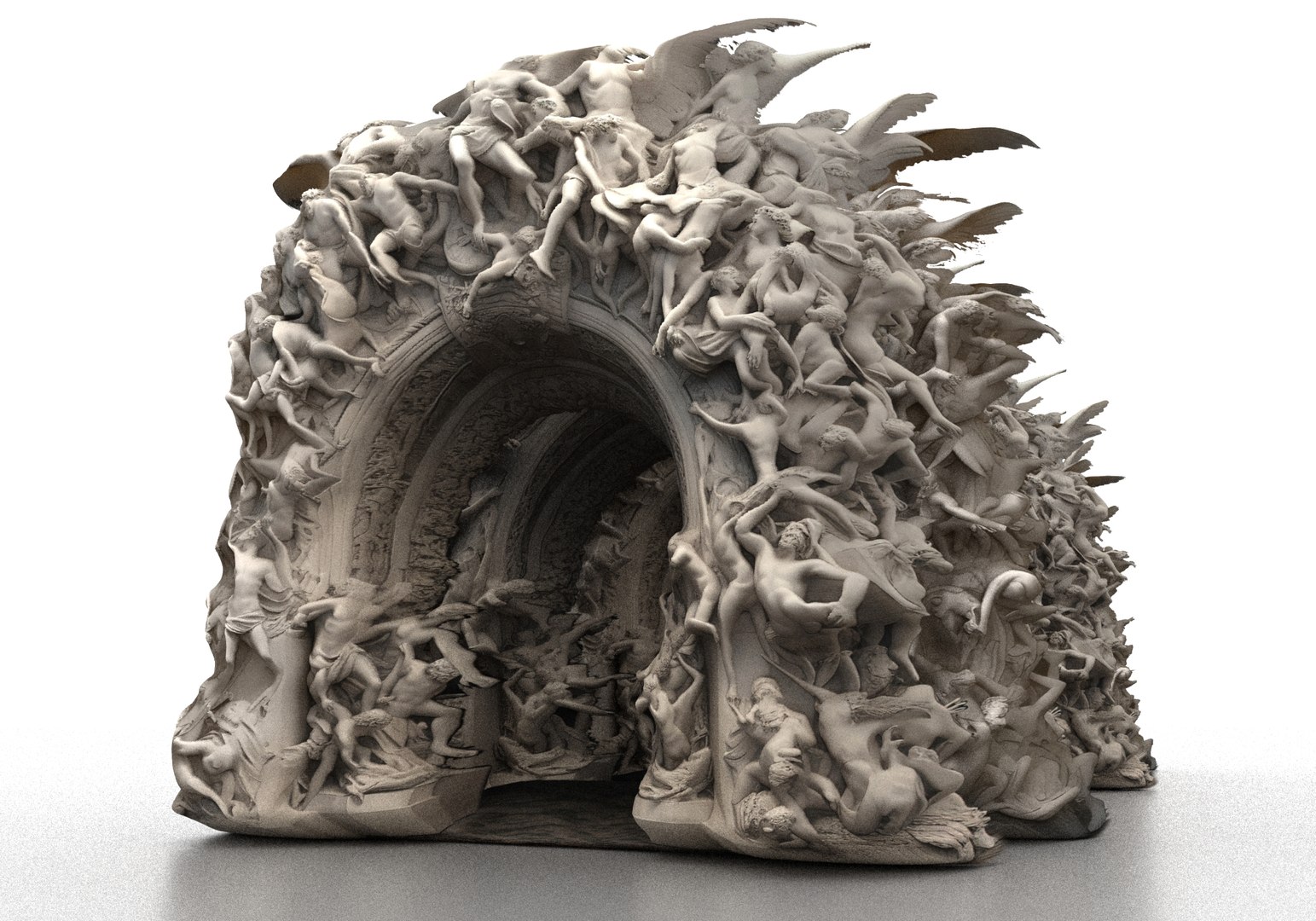 3D Gate Hell Arch 2 Model - TurboSquid 2063937