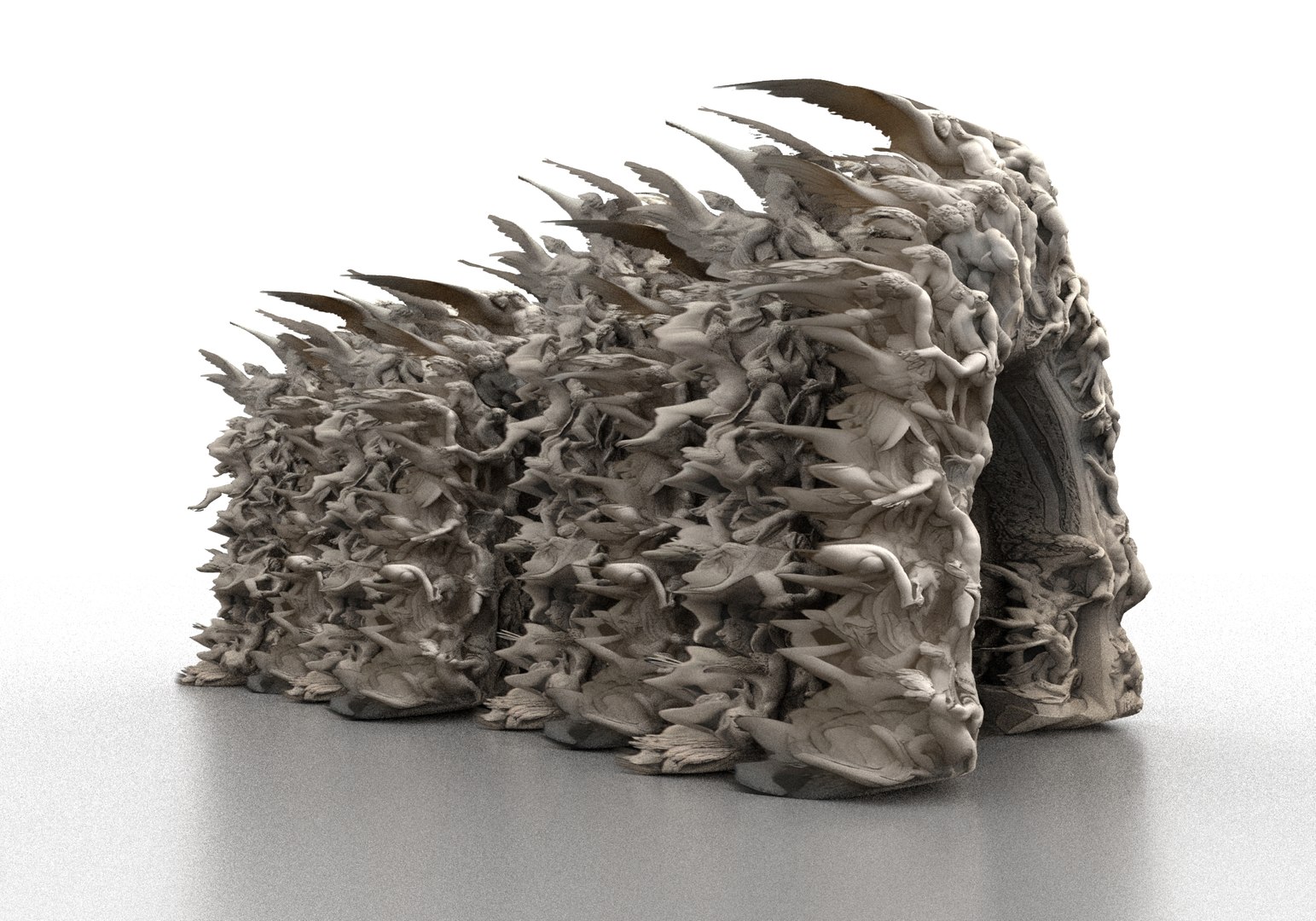 3D Gate Hell Arch 2 Model - TurboSquid 2063937