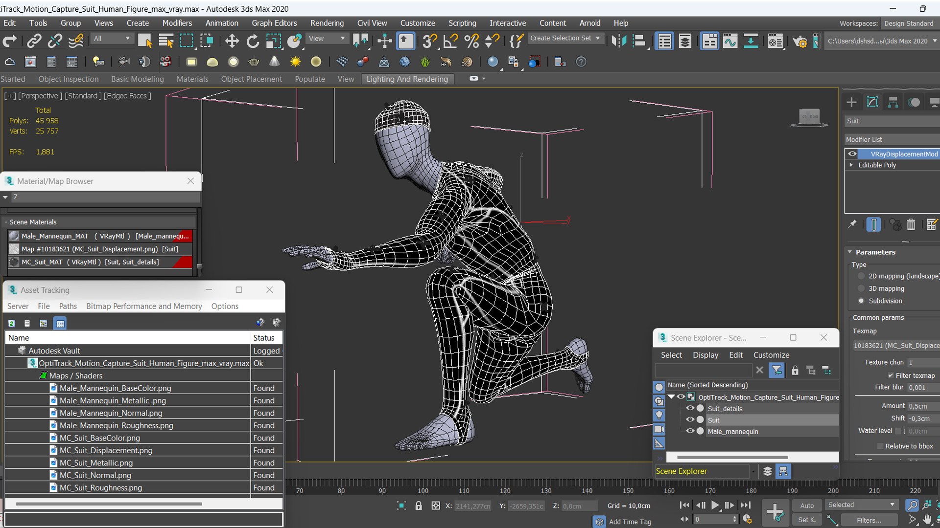OptiTrack Motion Capture Suit Human Figure 3D Model - TurboSquid 2293371
