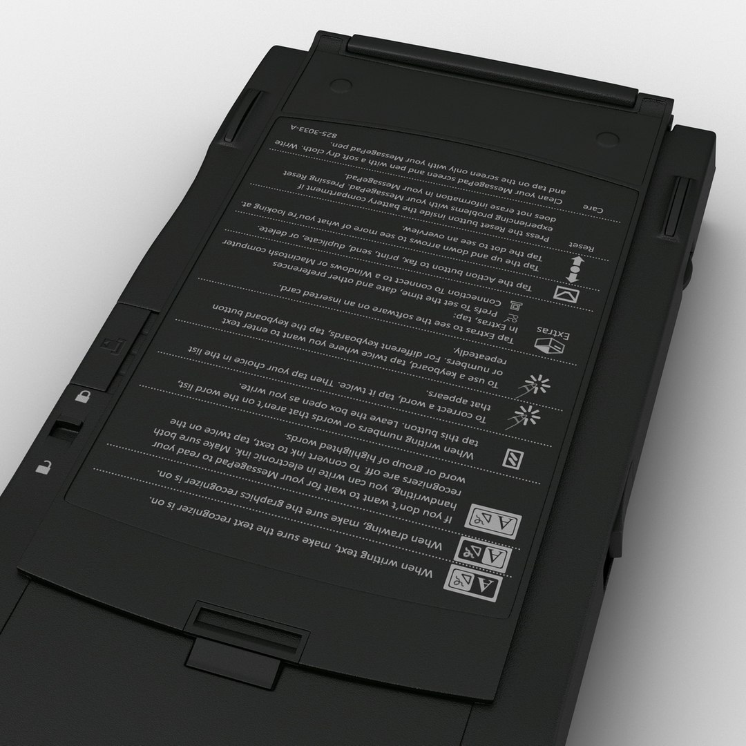 3d apple newton message pad