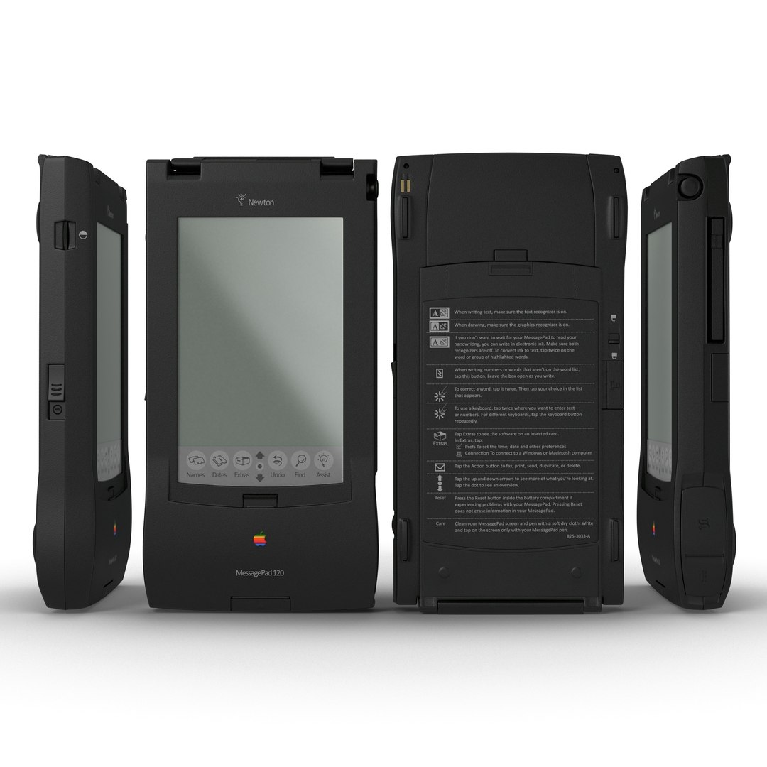 3d apple newton message pad