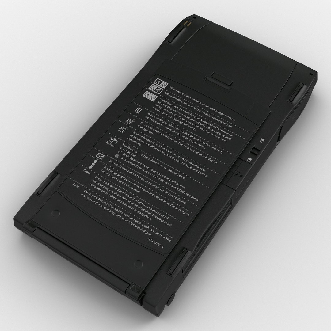 3d apple newton message pad