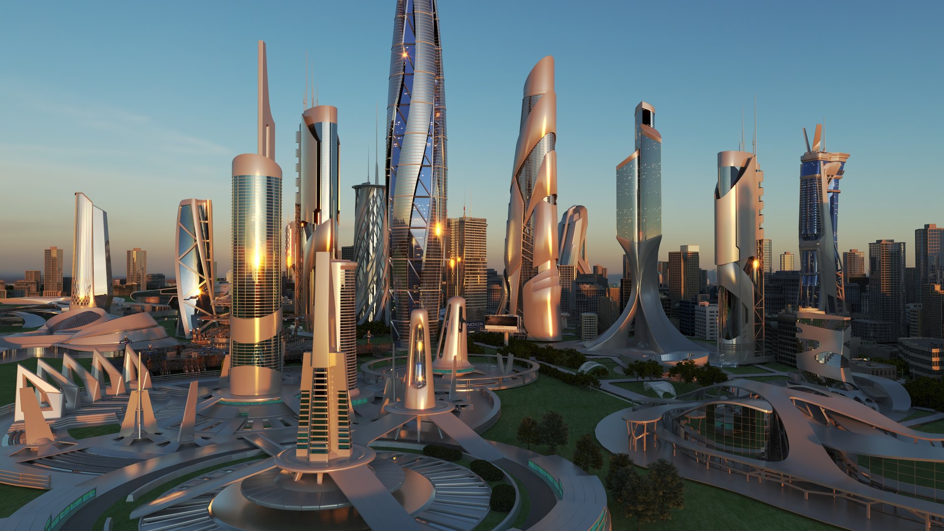 3D model Future city3 - TurboSquid 2009139