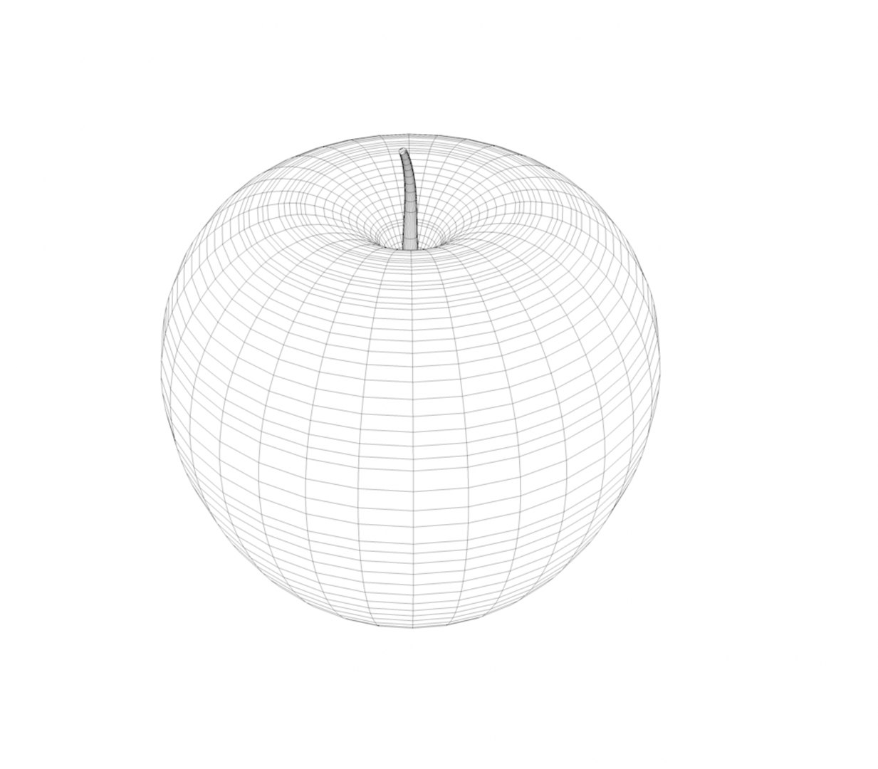 3D Model Apple Fruit Food - TurboSquid 1526676