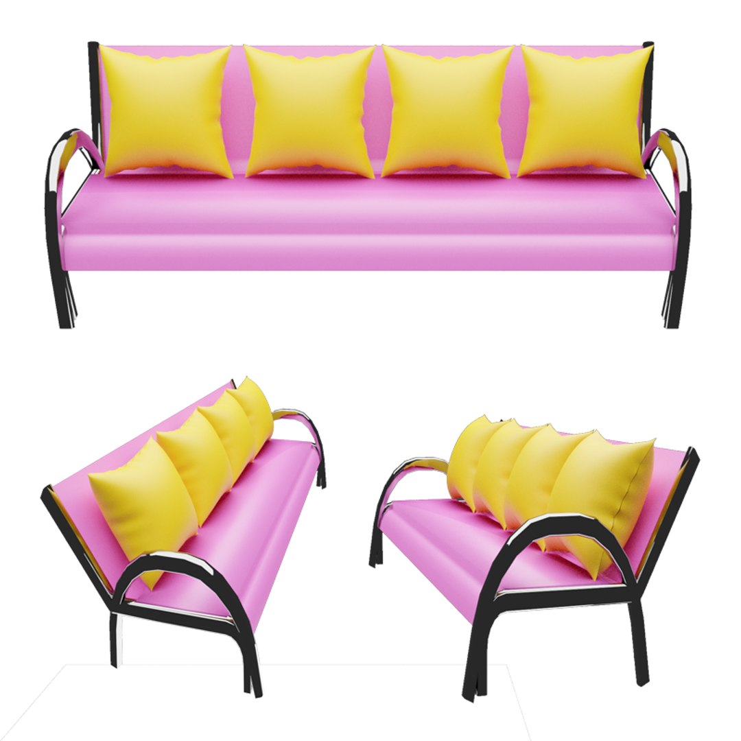 3D Model Sofa - TurboSquid 2320537