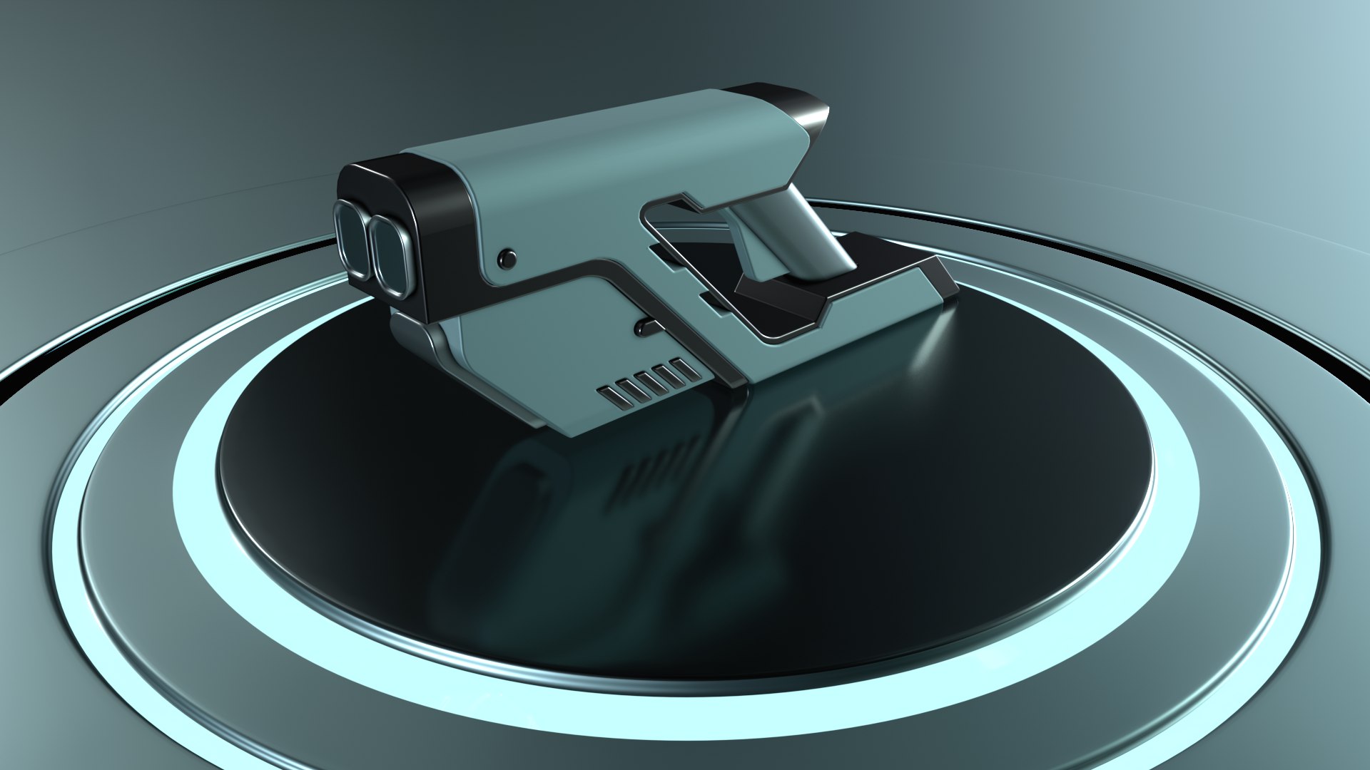 3D Sci-fi Hand Gun - TurboSquid 1999003