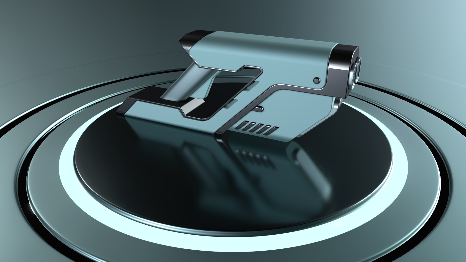 3D Sci-fi Hand Gun - TurboSquid 1999003