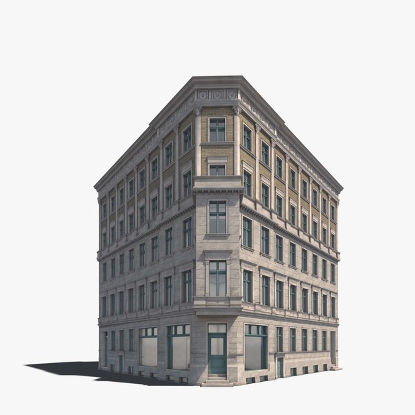 3d model 13 historic berlin houses