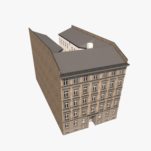 3d model 13 historic berlin houses